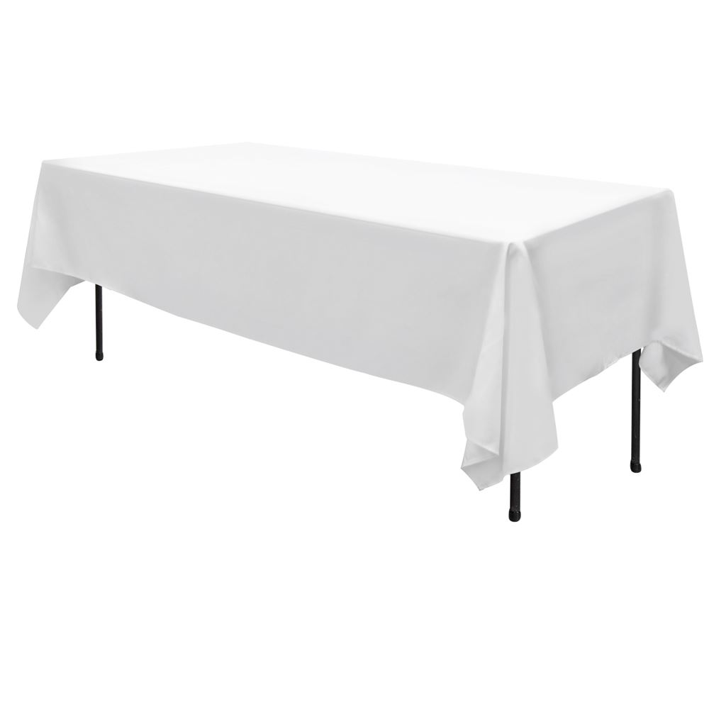 Brentwood Party Rentals - 4' Banquet Table Linen- Half Drop- (72 square)