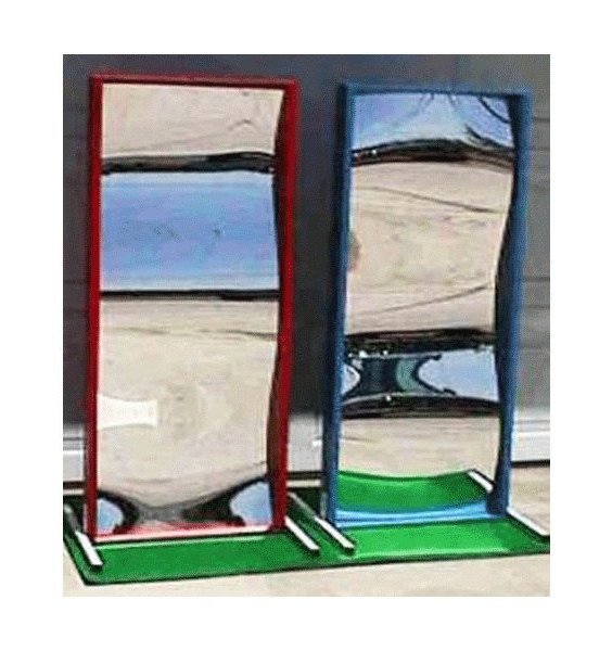 Brentwood Party Rentals - Fun House Mirror for Kids- Red